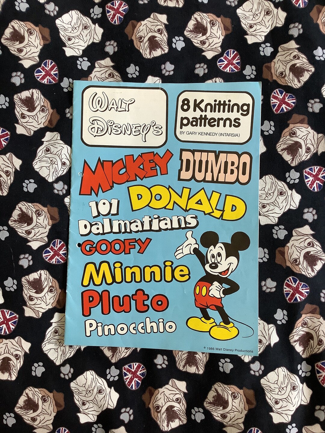 RARE Vintage 1986 Walt Disney's 8 Knitting Patterns by Gary Kennedy ...