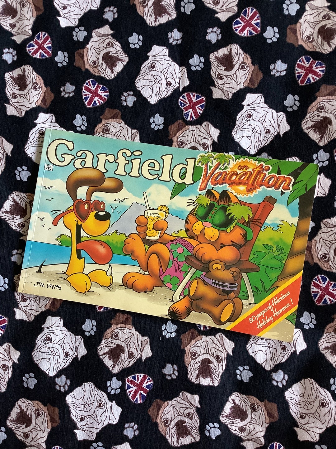 RARE Vintage 1986 'garfield on Vacation' in Paperback - Fun Comic Strip ...