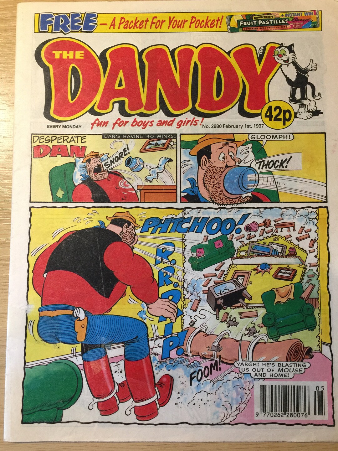 Rare Vintage From 1st February 1997 'the Dandy' Comic -comic Strip ...