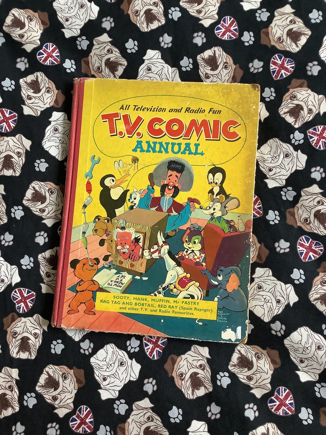 RARE Vintage T. V. Comic Annual 1956 Book in Hardback - Comic Strip ...