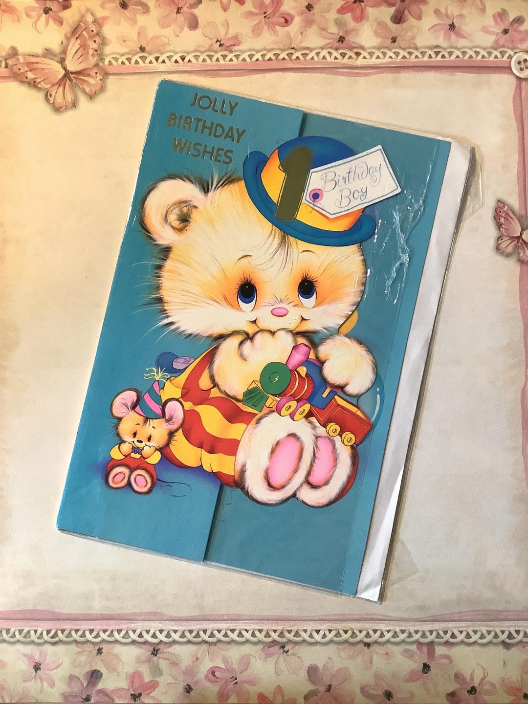 RARE Vintage Circa 1970s First Birthday Card for the Birthday Boy ...