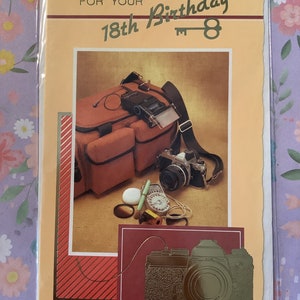 RARE Vintage Circa 1970s 'for Your 18th Birthday' Retro Photo Card With ...