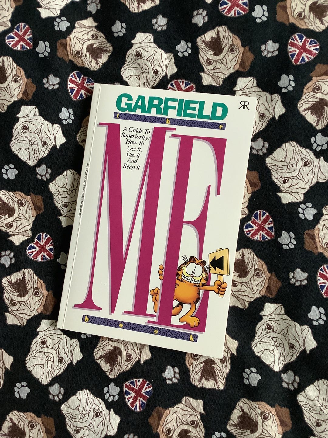 RARE Vintage 1990 'garfield the Me Book' in Paperback by Jim Davis - A ...