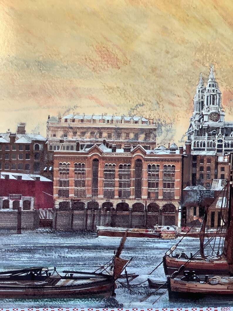 RARE Vintage Circa 1990s Royle London Themed Christmas Card - Etsy