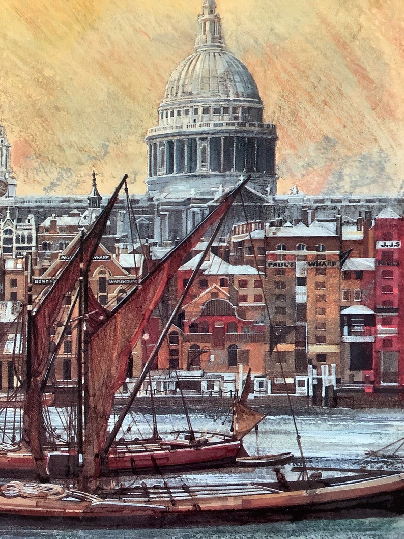 RARE Vintage Circa 1990s Royle London Themed Christmas Card - Etsy