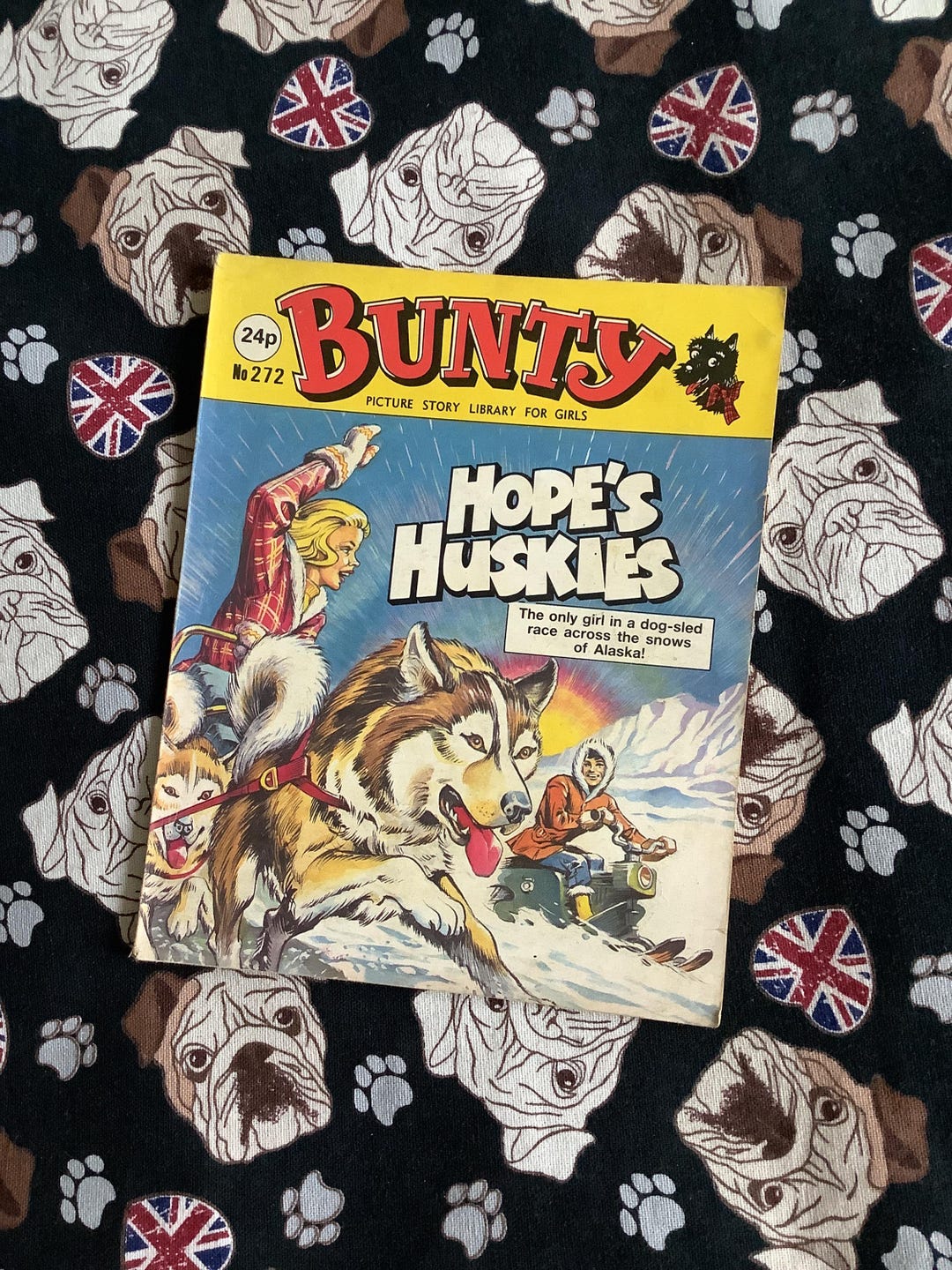Rare Vintage 1985 Bunty Picture Story Library for Girls Mini Comic No. 272 'hope's Huskies ...