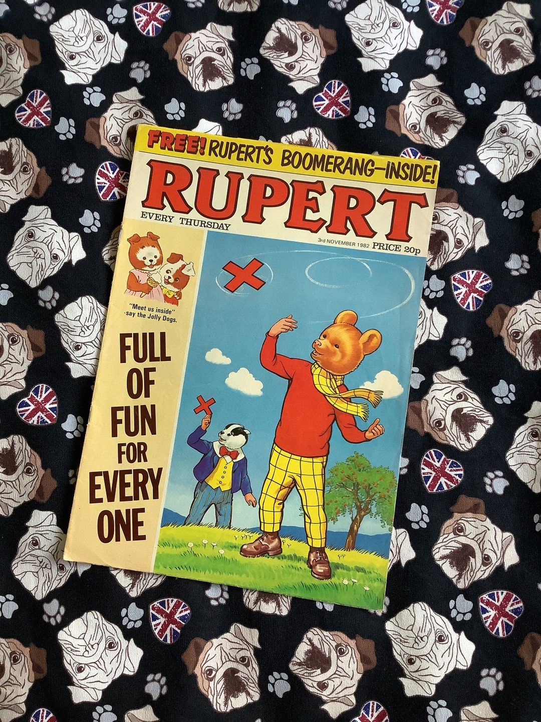 Rare Vintage From 3rd November 1982 'rupert' Comic - Comic Strip ...
