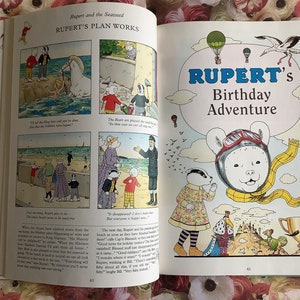 Vintage 2001 'rupert' Daily Express Annual in Hardback. Rupert the Bear ...