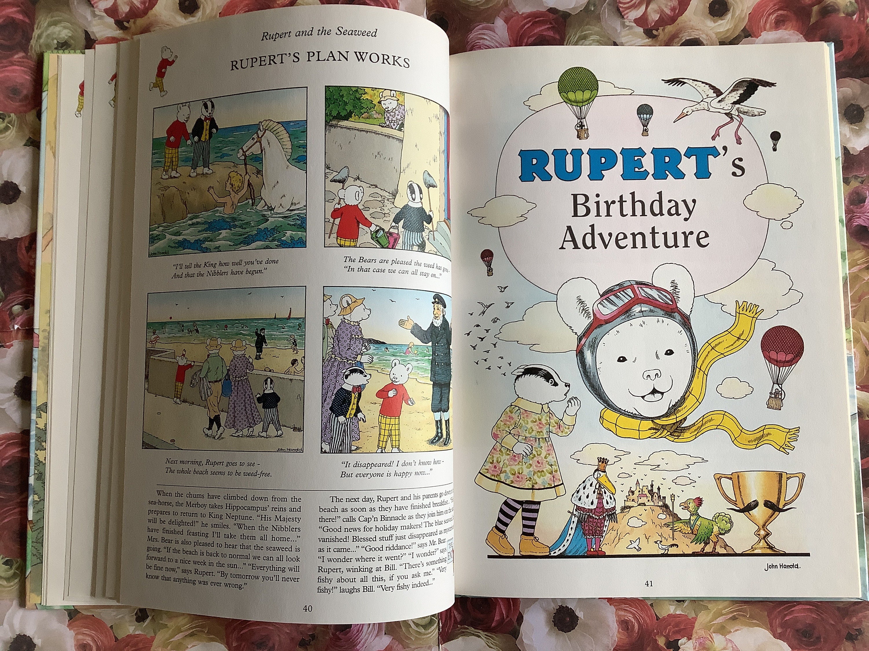 Vintage 2001 'rupert' Daily Express Annual in Hardback. Rupert the Bear ...