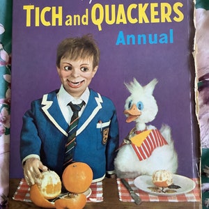 RARE Vintage Circa 1960s Ray Alan's Tich and Quackers Annual' Hardback ...
