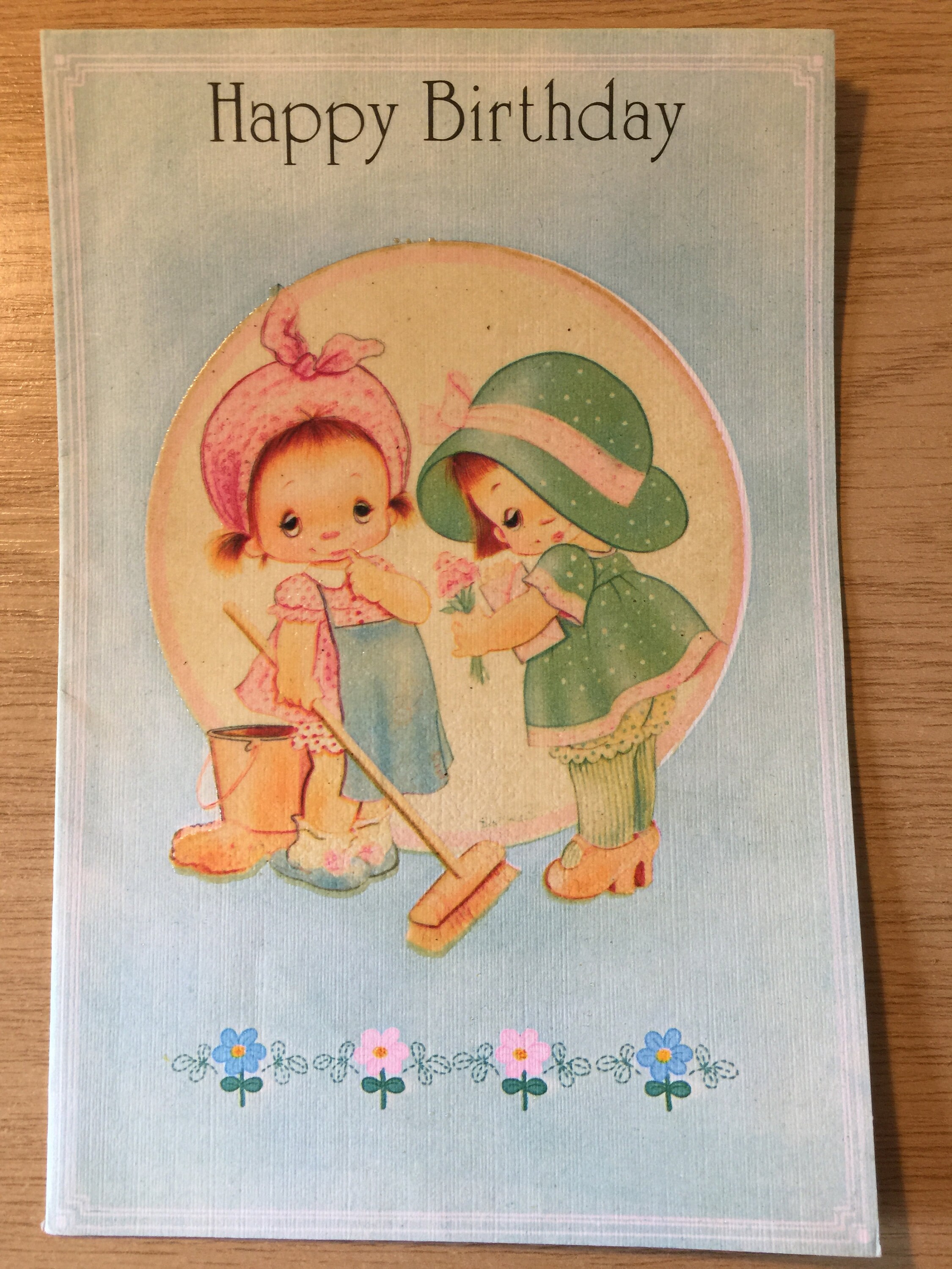 EXTREMELY Rare Vintage/retro Circa 1970s 'happy Birthday' Card - Cute ...