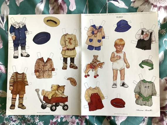 RARE Vintage Circa 1990s 'collectible Paper Dolls by - Etsy