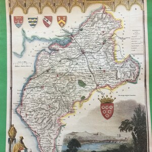 EXTREMELY Rare Vintage Circa 1980s 'maps' Design Gift Wrap - Features ...