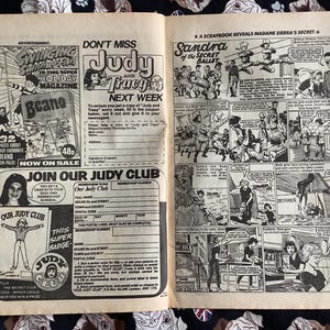 Rare Vintage Comic 22nd June 1985 'judy and Tracy' - Comic Strip ...