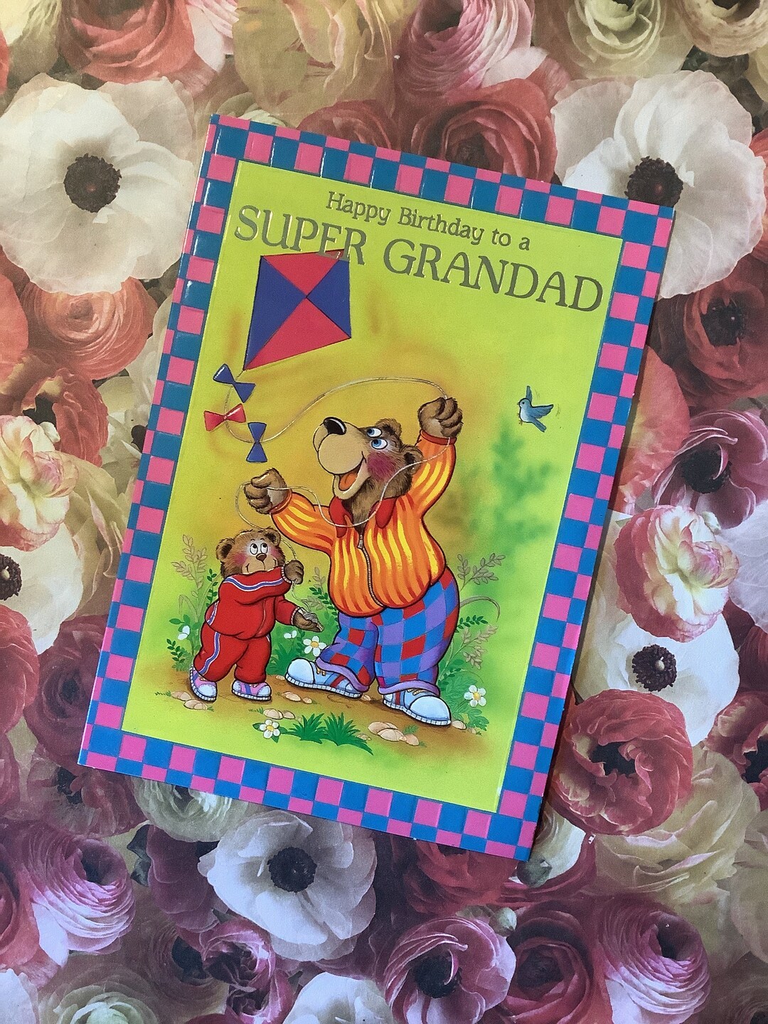 Rare Vintage/retro Circa 1970s 'happy Birthday to a Super Grandad' Card ...