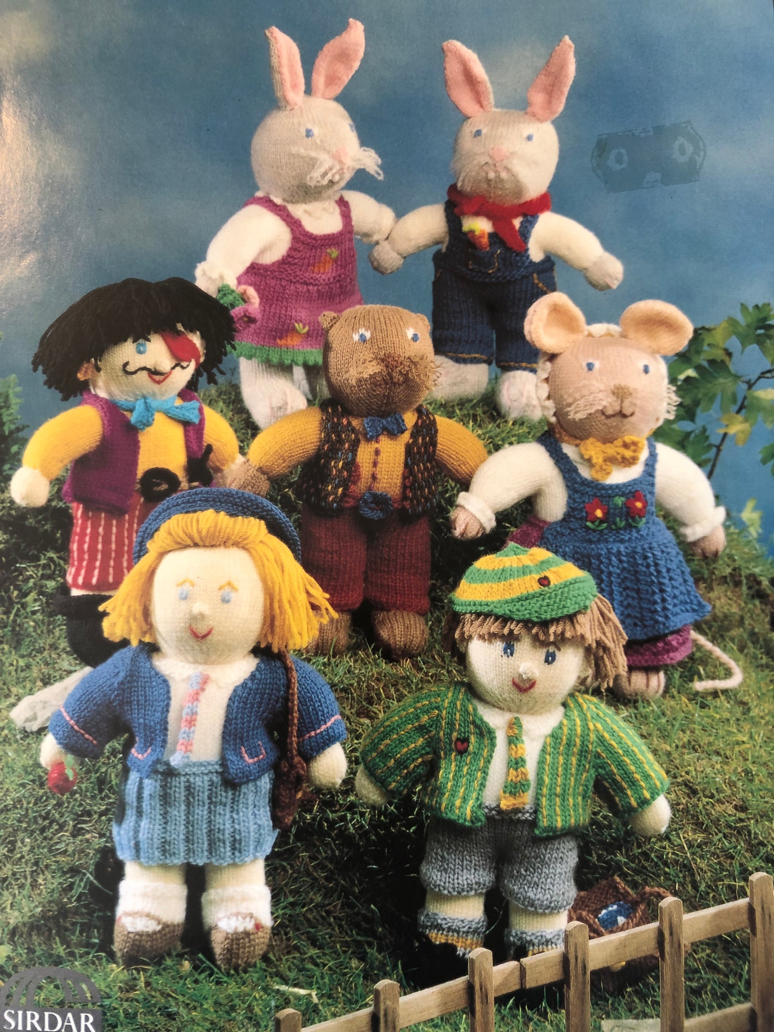 Vintage Circa 1980s 'character Knits' Knitting Pattern Booklet by ...