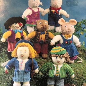 Vintage Circa 1980s 'character Knits' Knitting Pattern Booklet by ...