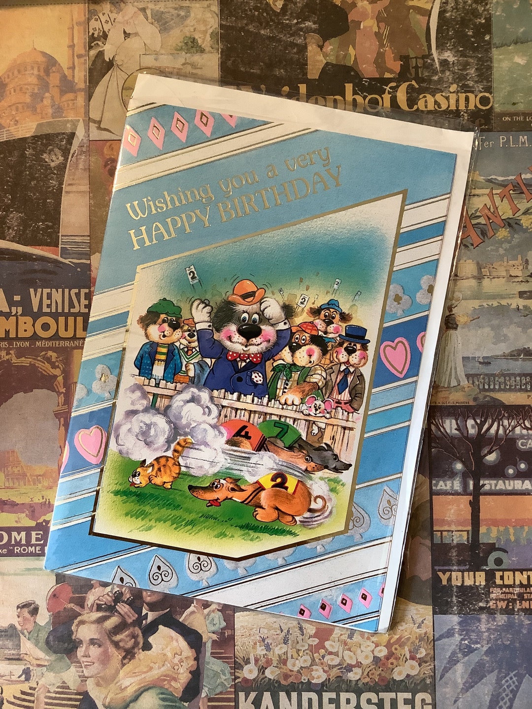 FABULOUS Vintage Circa 1970s 'wishing You a Very Happy Birthday' Card ...