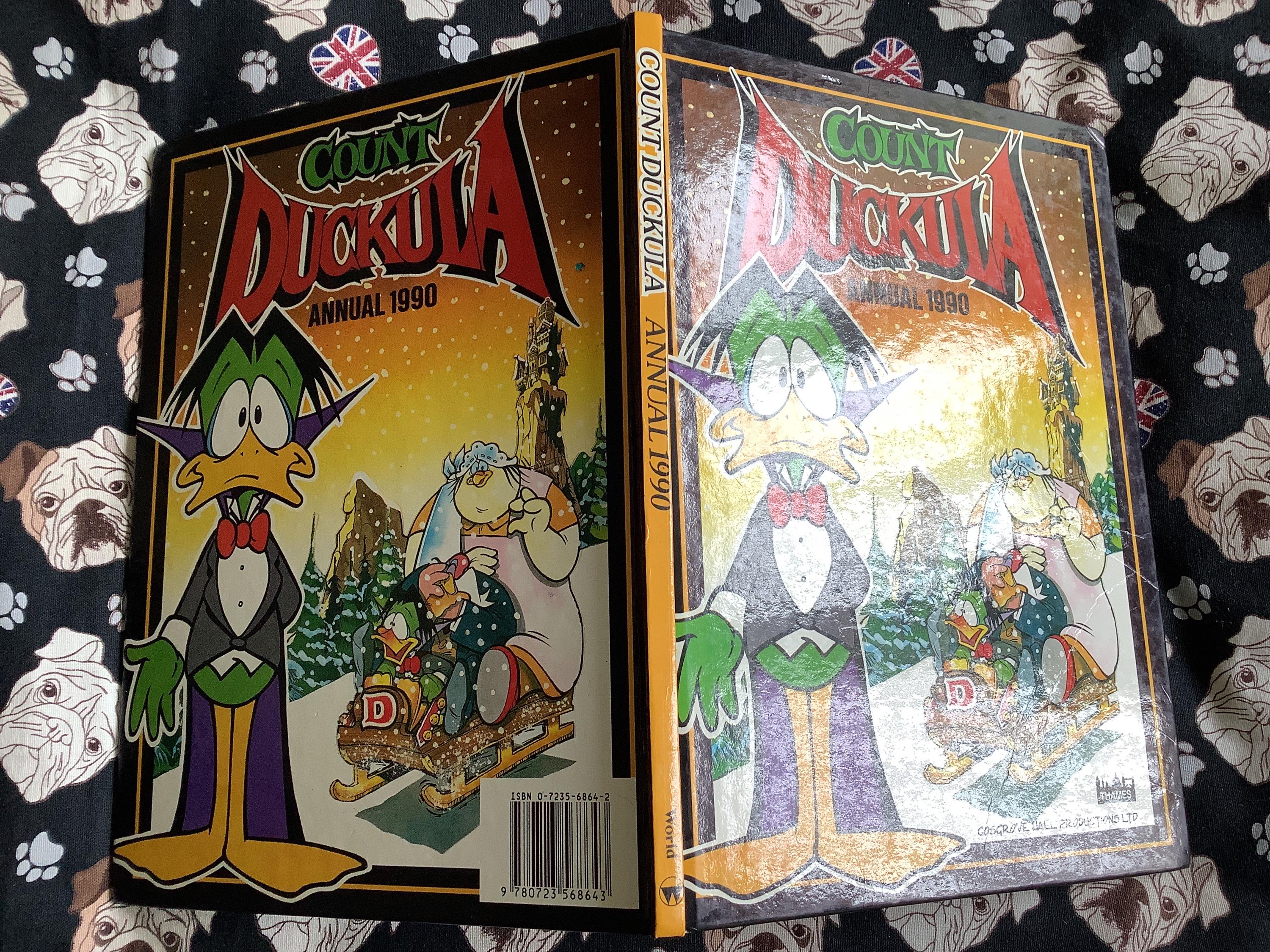 RARE Vintage 1990 'count Duckula' Annual in Hardback - Collectable Book ...
