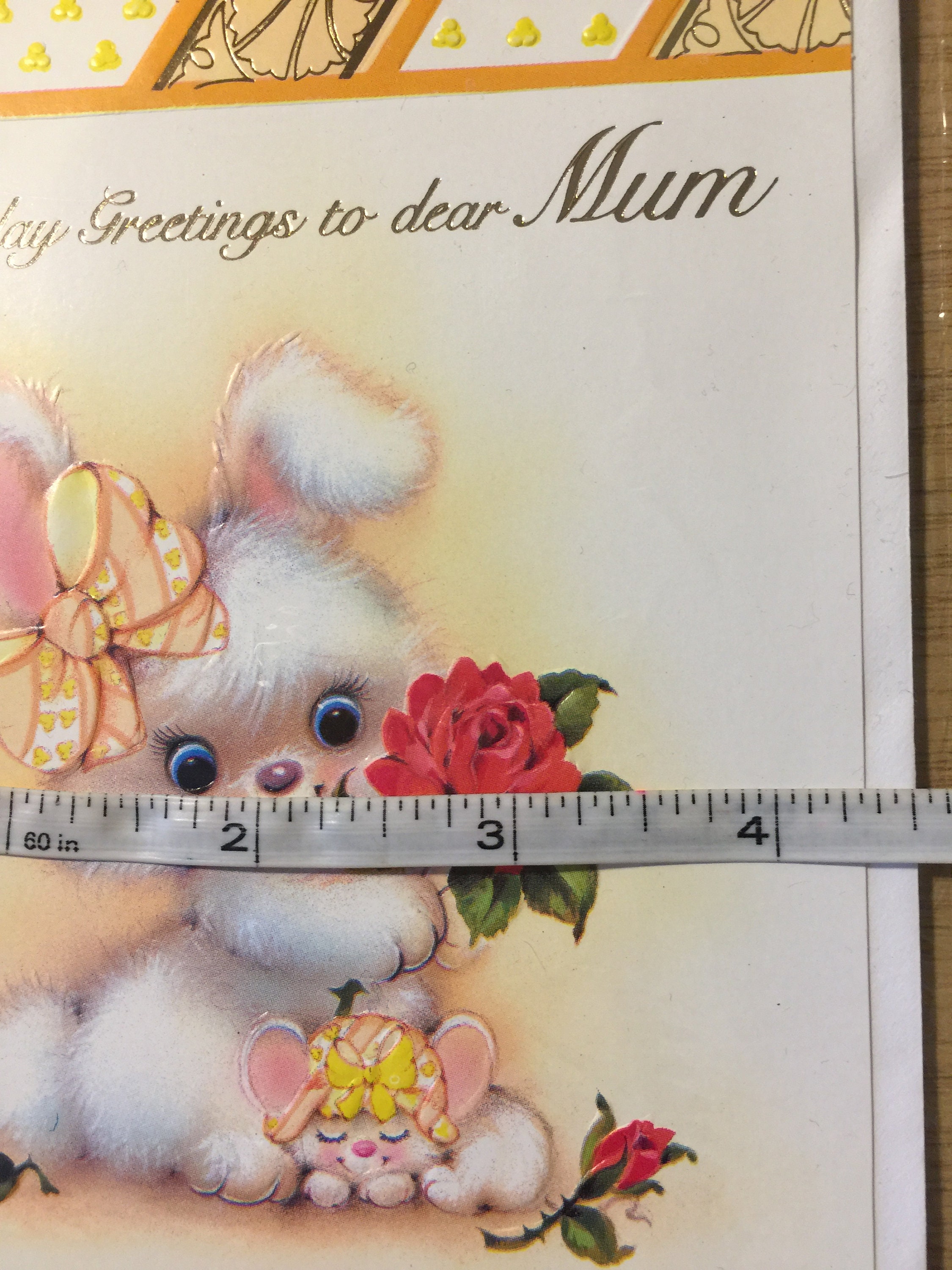 RARE Vintage Circa 1970s 'birthday Greetings to Dear - Etsy