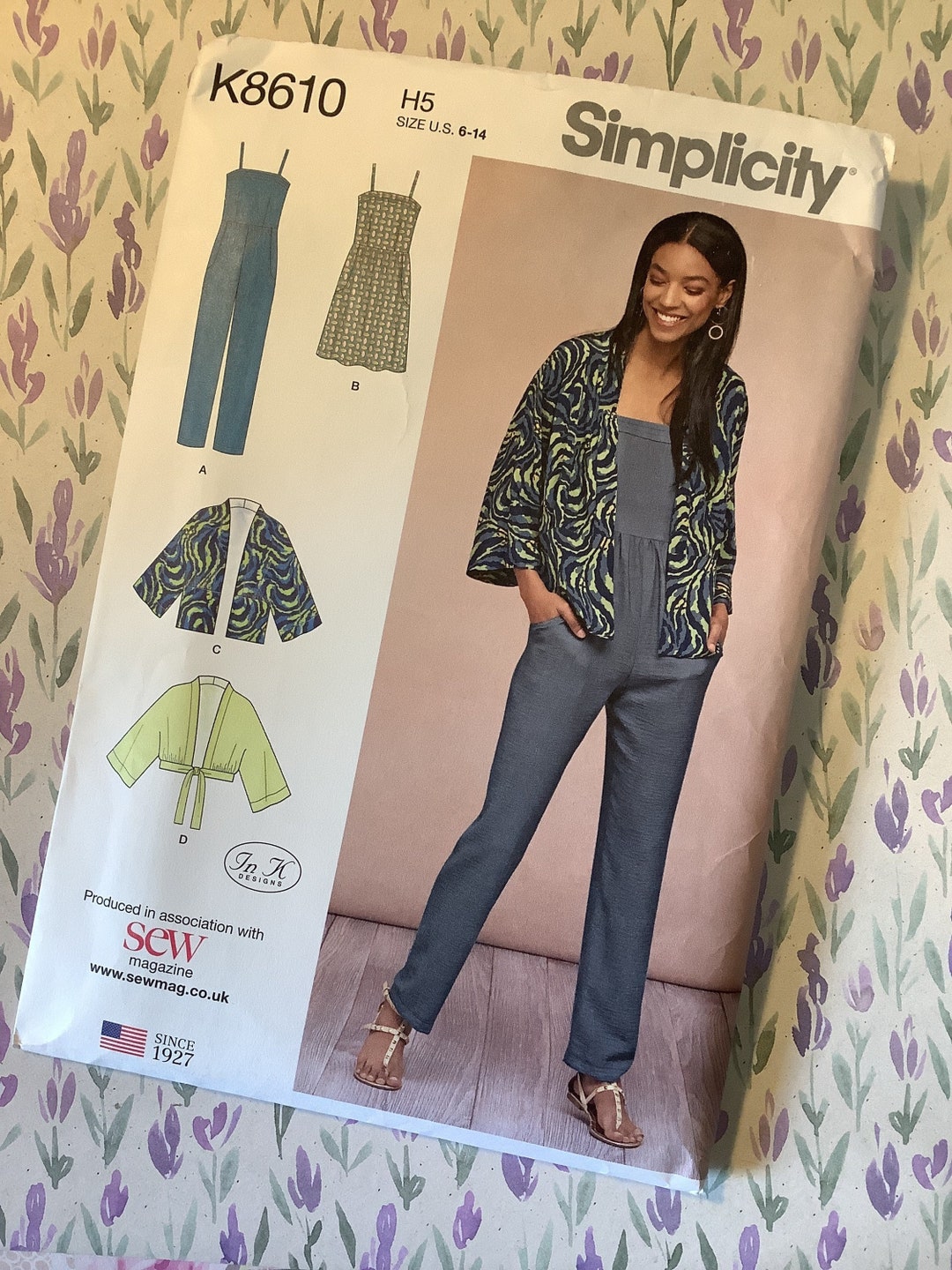 Uncut 2018 Simplicity Sewing Pattern No K8610 for Misses' Kimono in 2 ...