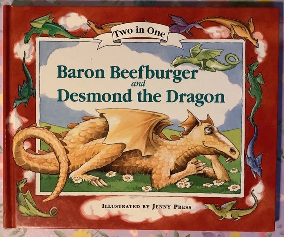 Vintage 1997 Two-in-one Story Book 'baron Beefburger and - Etsy