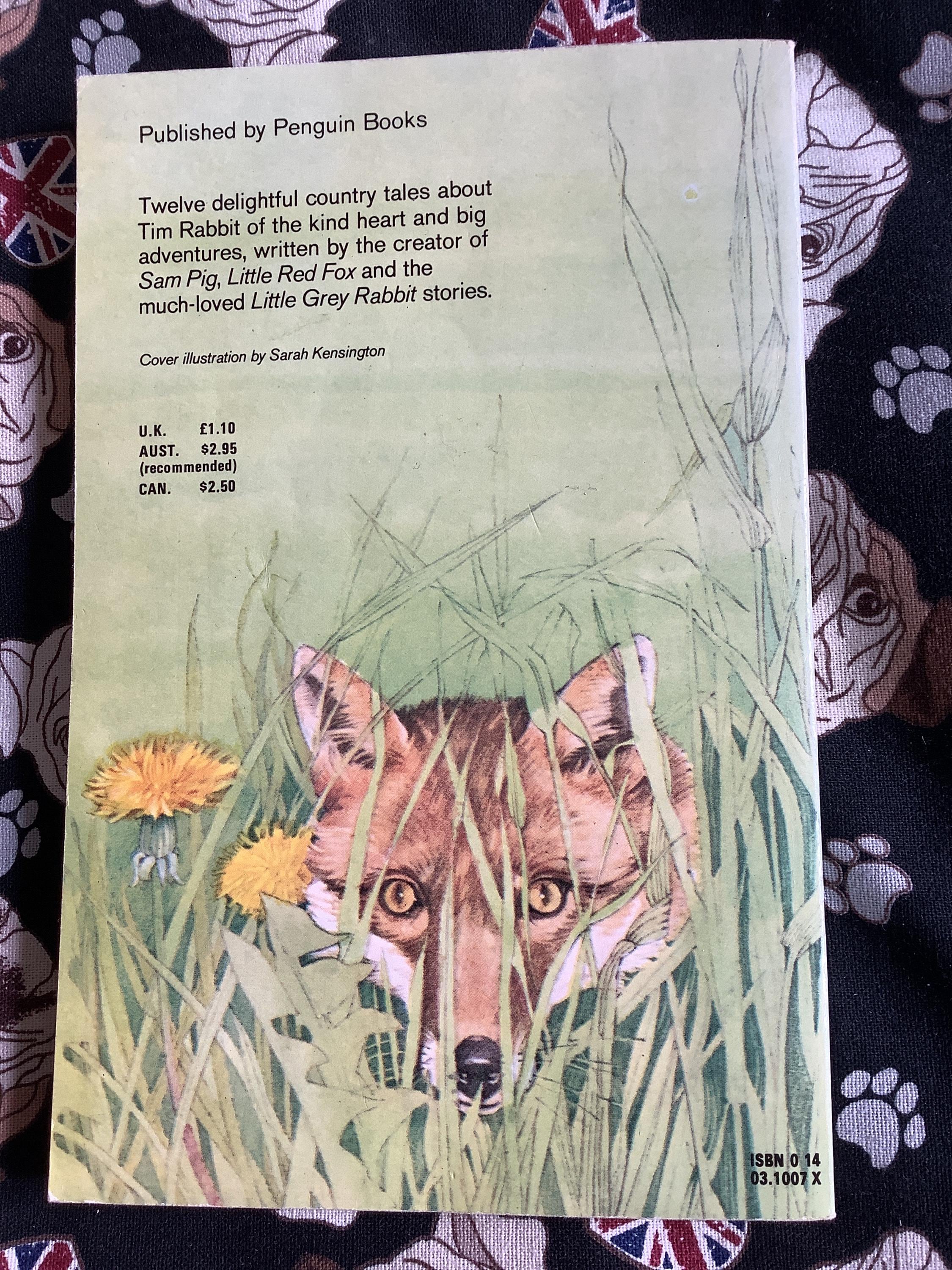 RARE 1982 Vintage Children's Book 'adventures of Tim Rabbit' Paperback ...