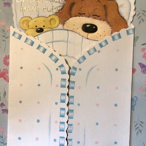 RARE Vintage 1987 Snatch the Dog & Friends 'daughter Have Fun' Birthday ...
