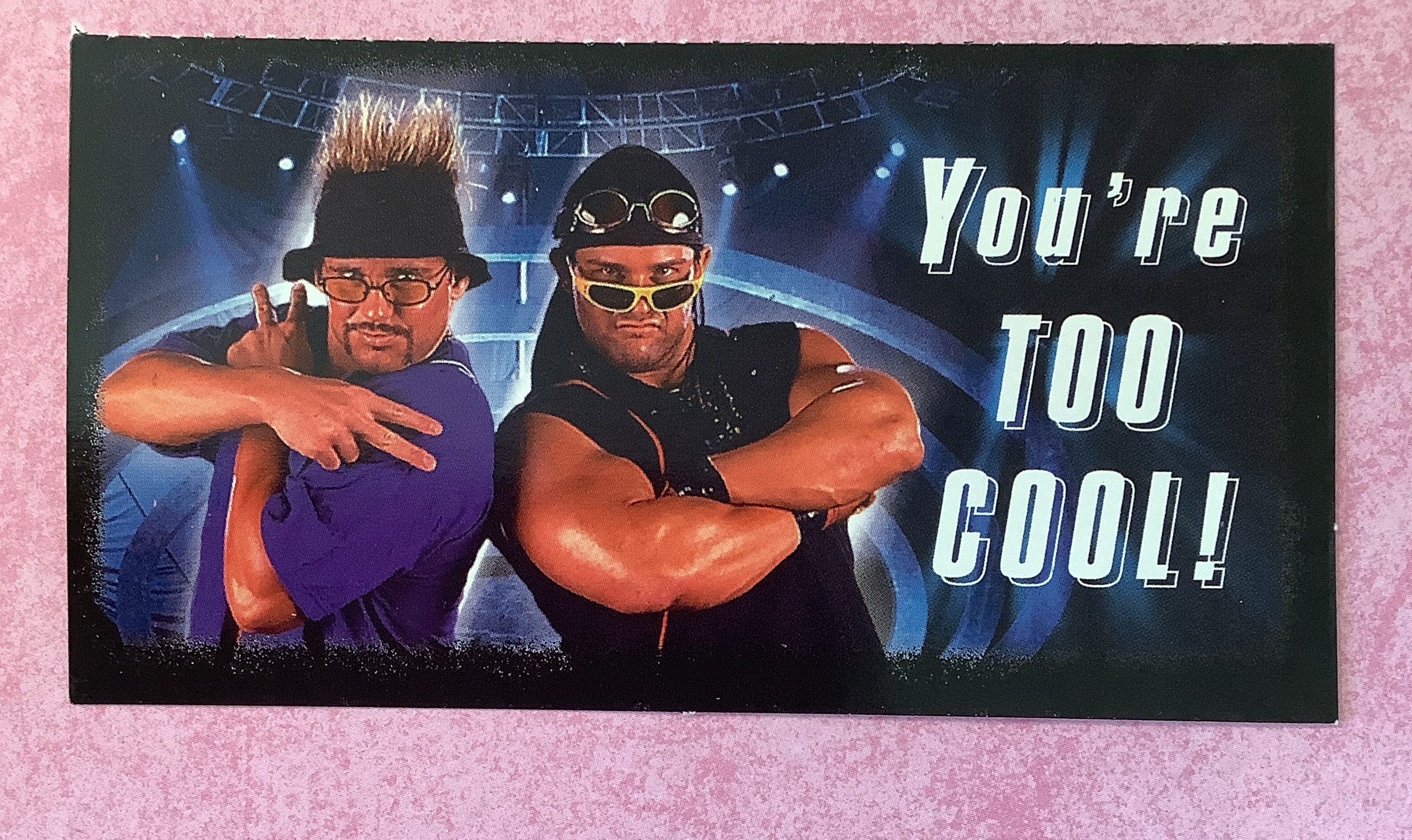 RARE Vintage 2000 Mini WWF American Wrestling Valentine's Day Card ...
