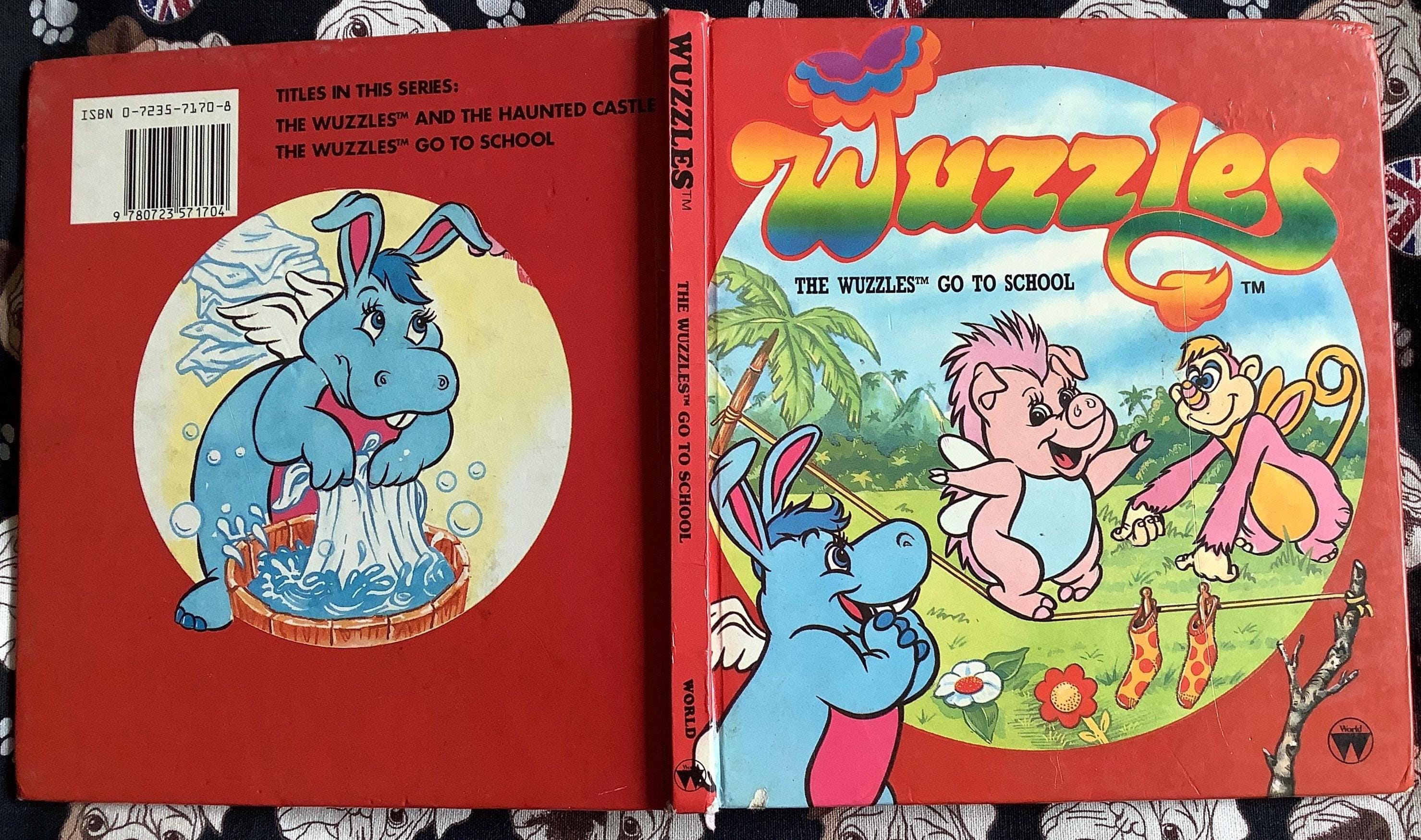 Rare Vintage 1986 'the Wuzzles Go to School and Fun at Midnight ...