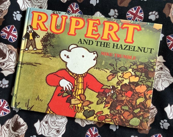 1989 Vintage Children's Book 'rupert and the Hazelnut' in Hardback by ...