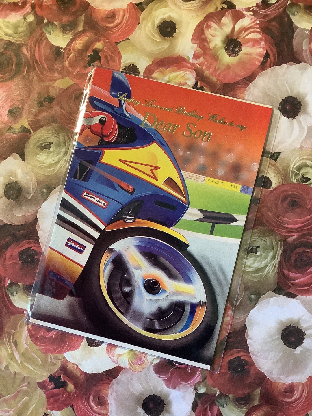 RARE Vintage Circa 1980s Motorcycle /motorbike/motogp Themed 'sending ...