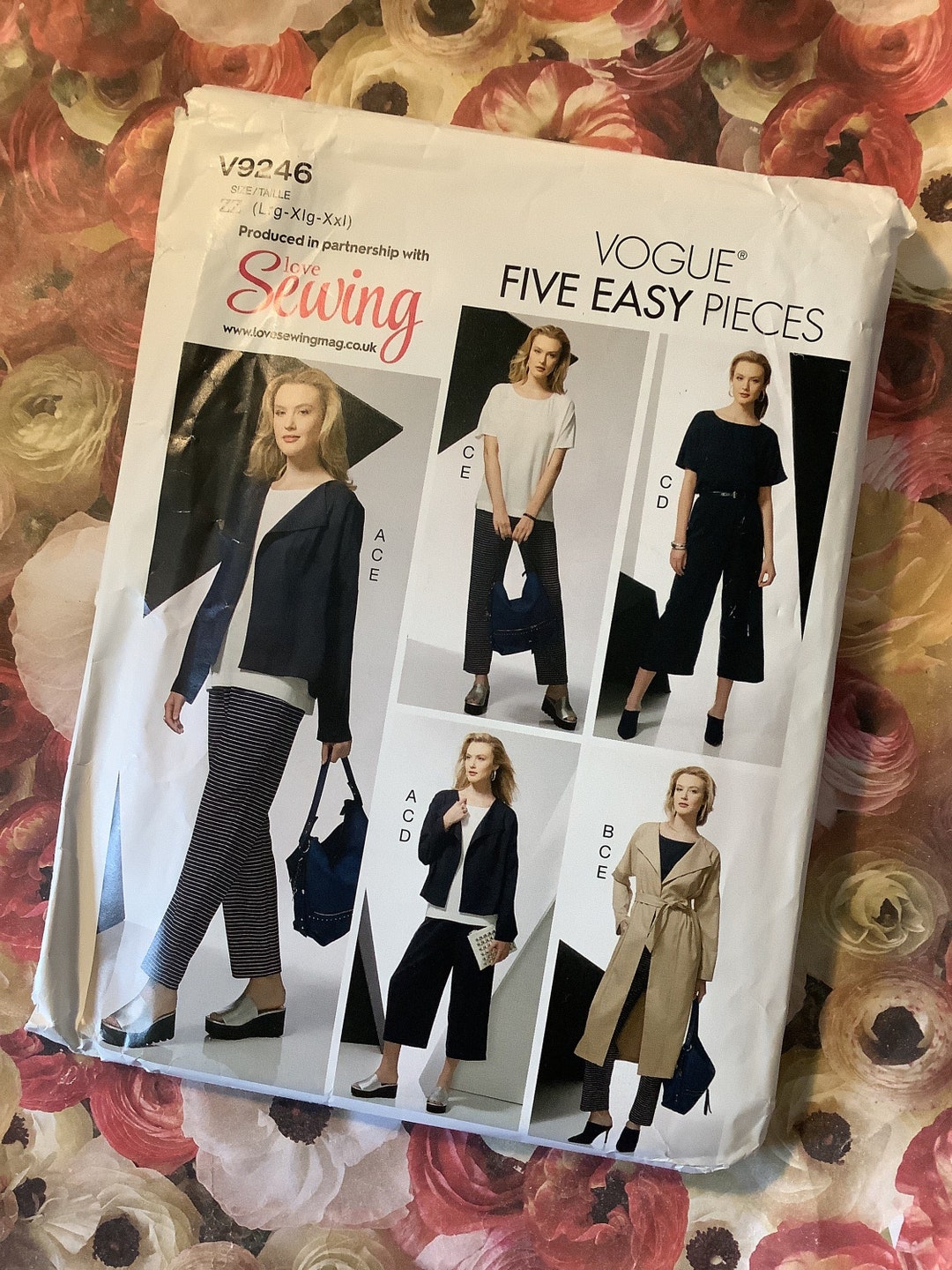 RARE Uncut F/F 2017 Vogue Five Easy Pieces Pattern No V9246 - Etsy
