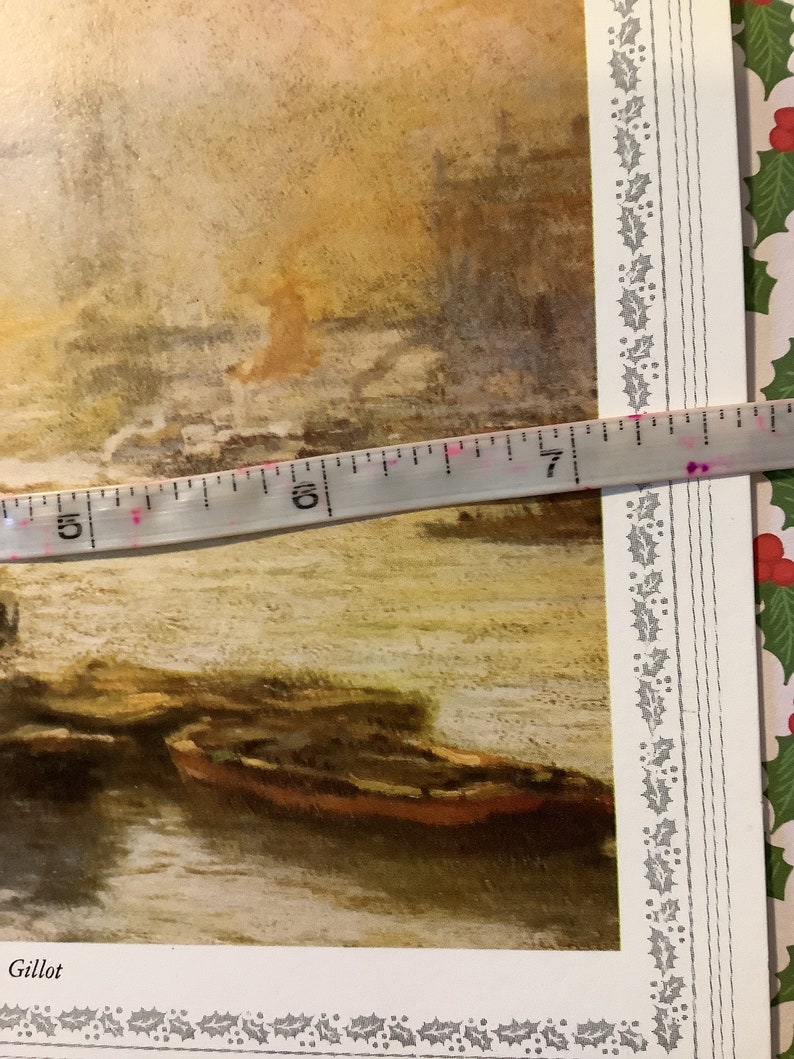RARE Vintage Circa 1990s London Design Christmas Card With a Design by ...