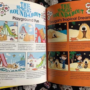 RARE Vintage 1993 'the Magic Roundabout' Annual in Hardback ...