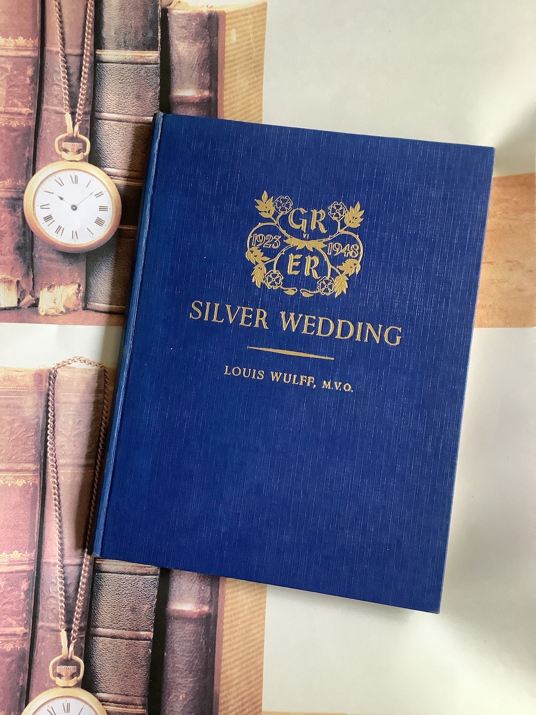 RARE Vintage Circa 1948 'george VI & Queen Elizabeth Silver Wedding ...