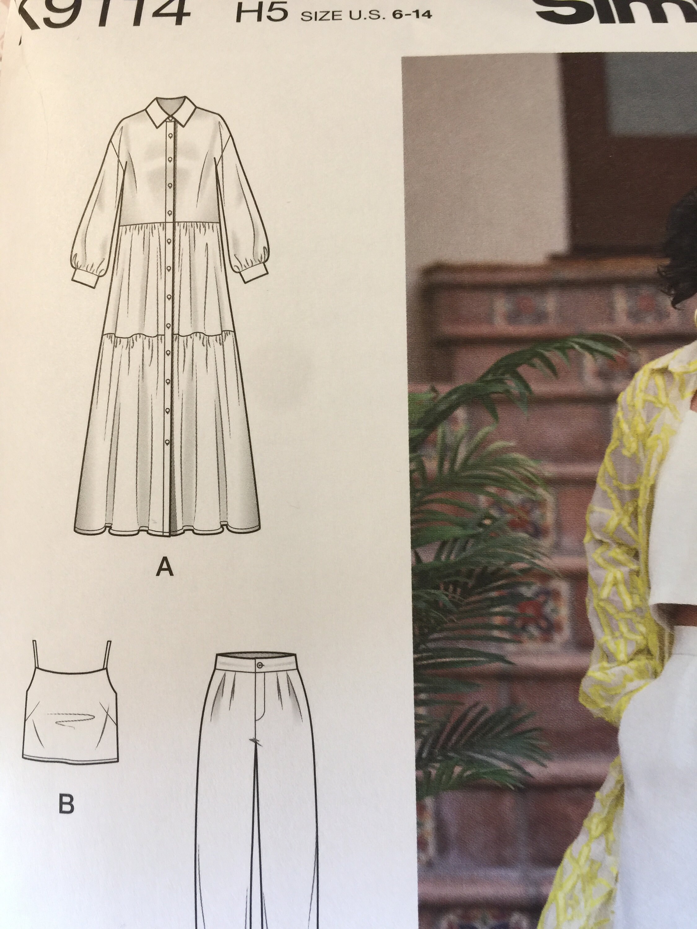 Uncut 2021 Simplicity Pattern K9114 'mimi G Style' Misses' Dress, Top ...