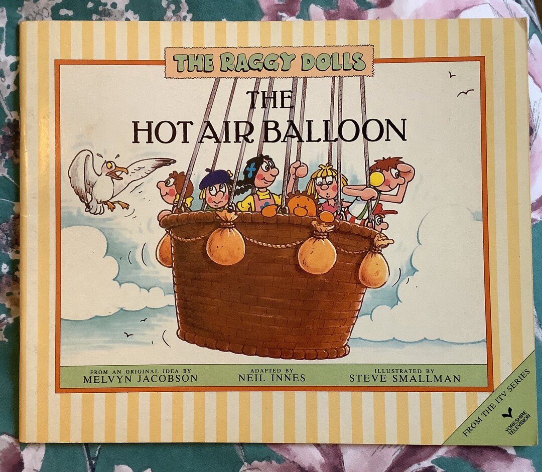 Vintage 1990 the Raggy Dolls the Hot Air Balloon Paperback Book Fun ...
