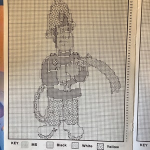 RARE Vintage 1988 'fireman Sam the Hero Next Door' 5 Knitting Patterns ...