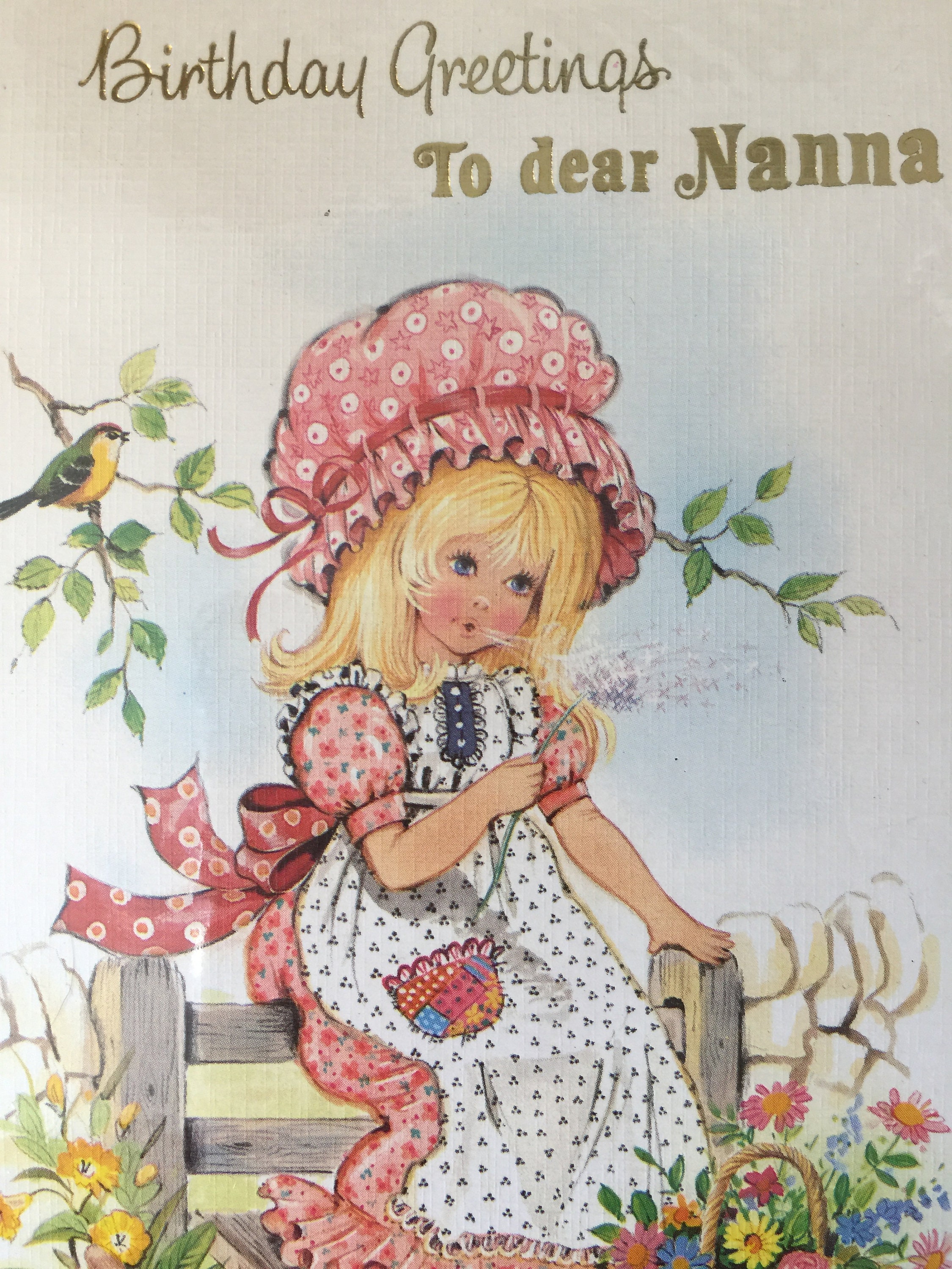 RARE True Vintage/retro Circa 1970s 'birthday Greetings to - Etsy