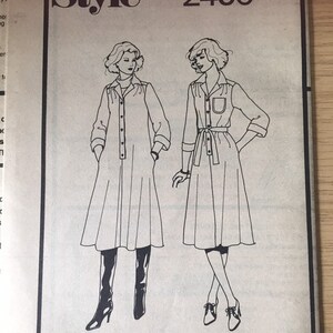 RARE Vintage Uncut 1978 Style Pattern No 2450 for a Misses' Dress or ...