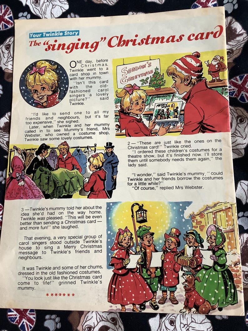 Rare Vintage 15th December 1984 - 'twinkle' Comic - Comic Strip Stories ...