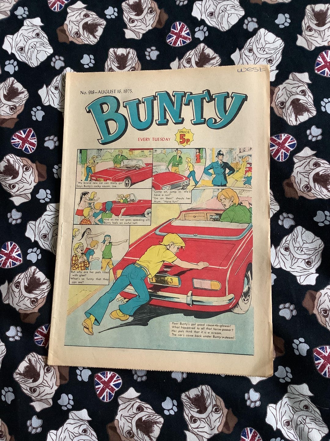 Rare Vintage August 16, 1975 'bunty for Girls' Comic No 918 - Childhood Nostalgia - Fun ...