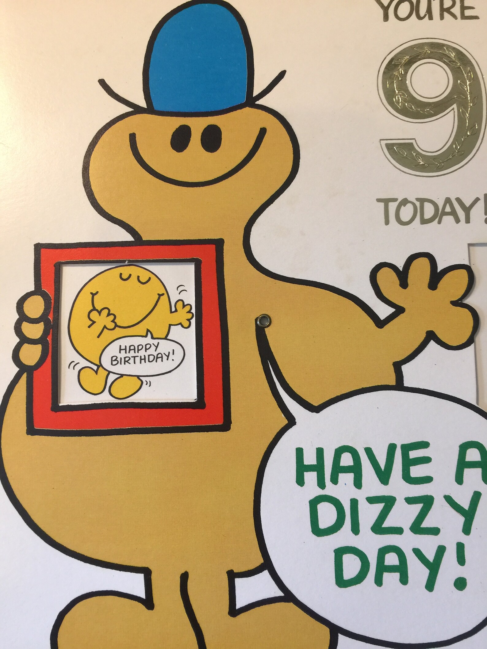 RARE Vintage 1978 Large Original Mr Men 'mr Dizzy' 9th - Etsy UK