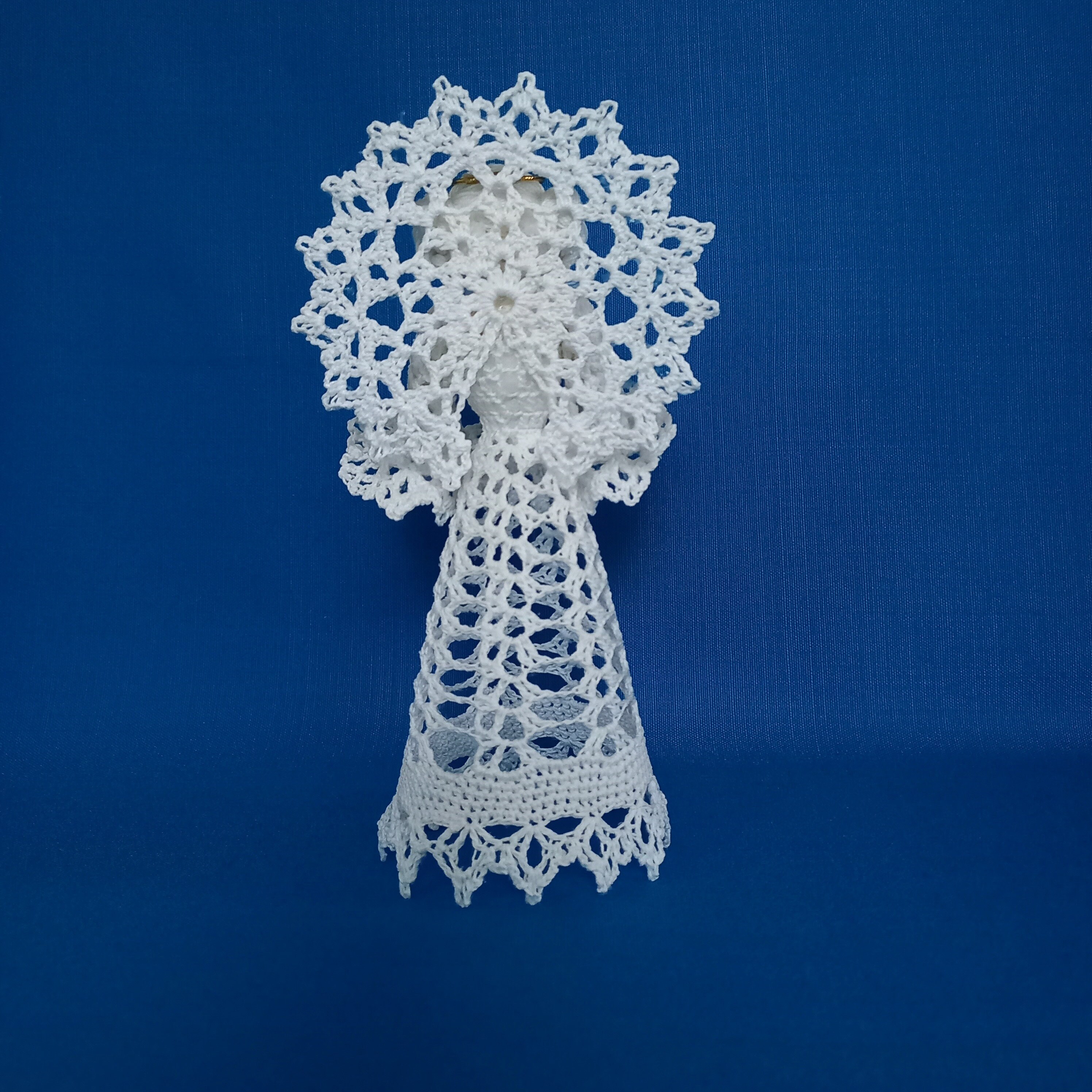 PATTERN Crochet Christmas Angel Tree Topper Doll Ornament Baptism Gift ...