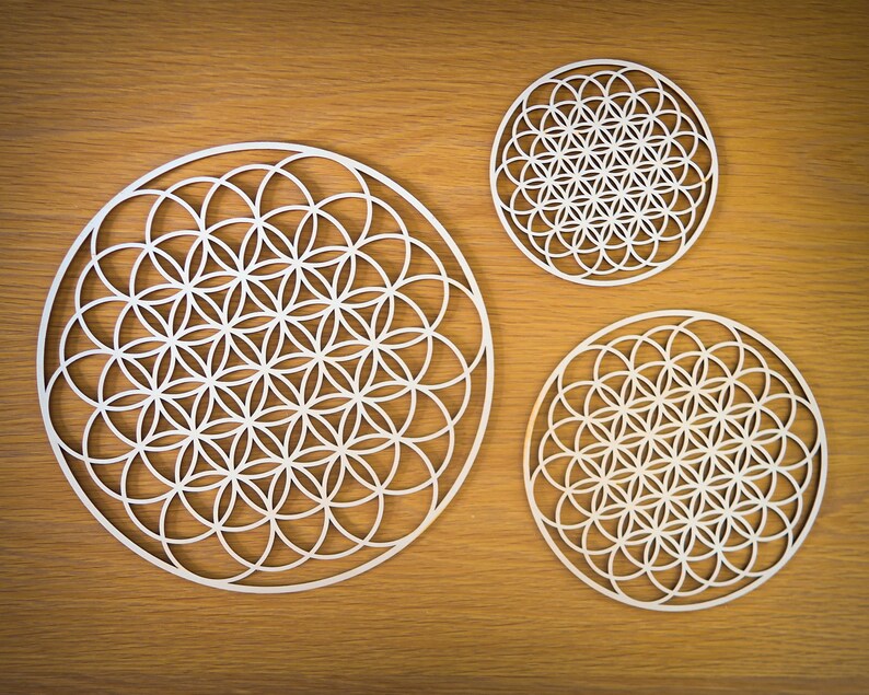 Flower of Life 15 & 20 Cm - Etsy