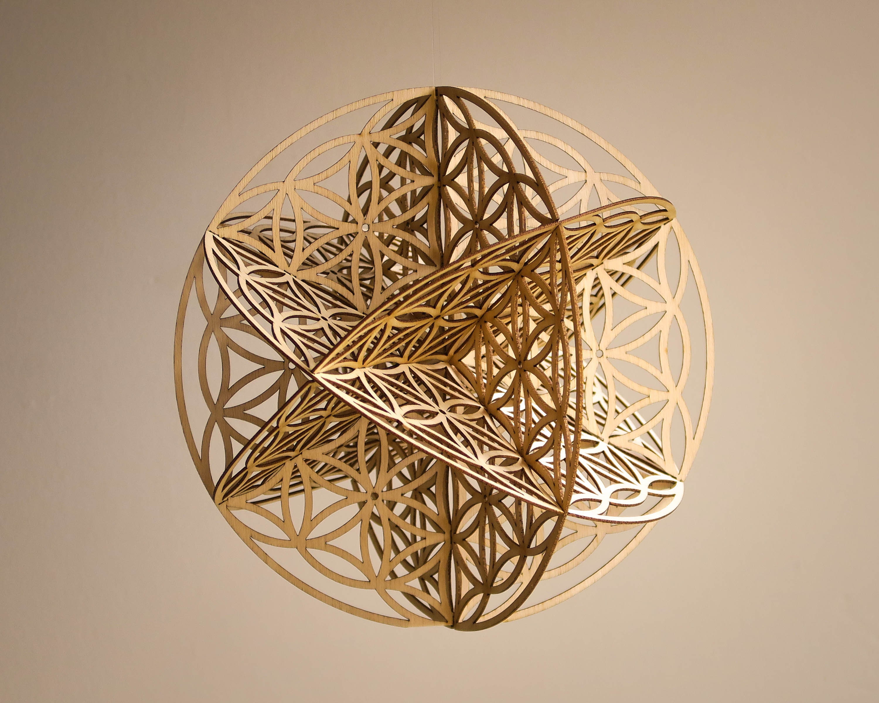 Flower of Life 3D - Assembled - Etsy