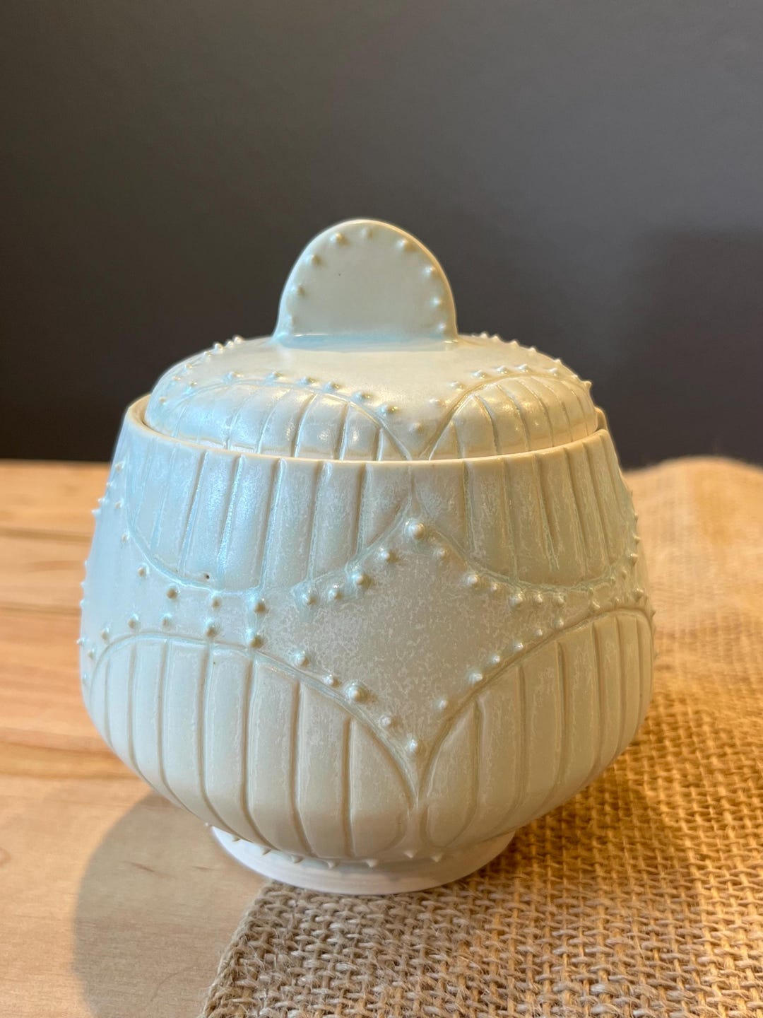 Pittsburgh Bridge Inspired Sugar Bowl, Pale Blue - Etsy