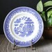 Vintage Japanese Blue and White Plate | Chinoiserie Decor | Blue Willow ...