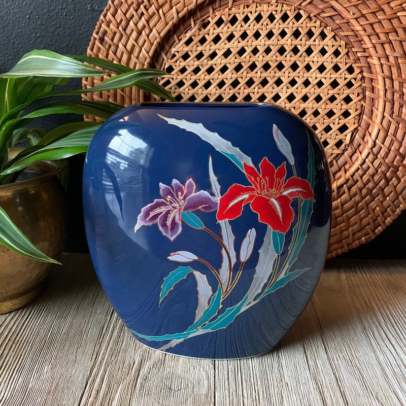 80s Vase - Etsy